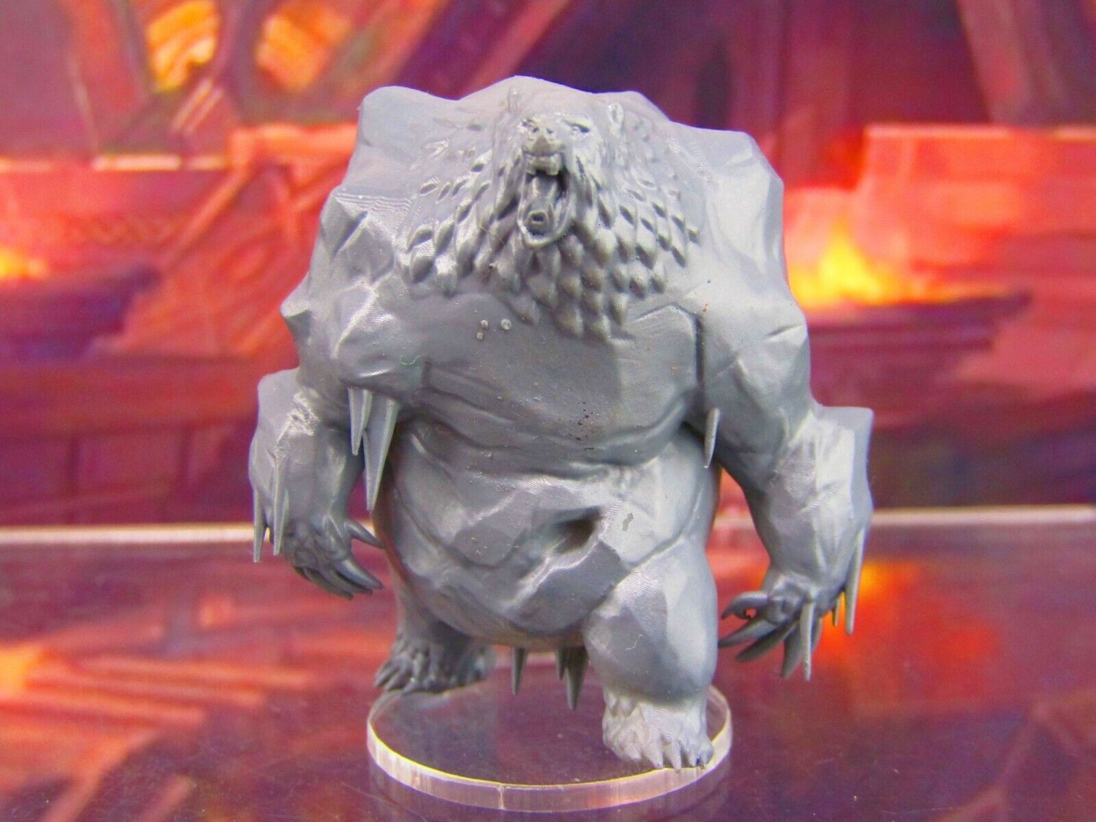 ice-frost-bear-mini-miniature-figure-3d-printed-model-28-32mm-scale-rpg ...