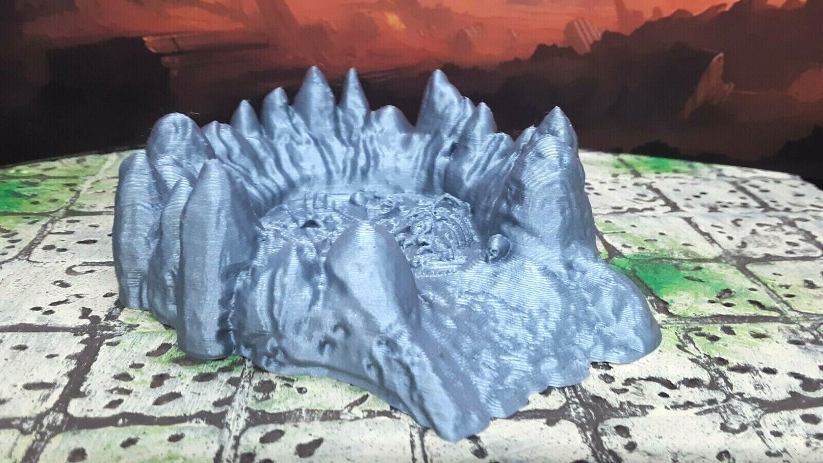 Boneyard Bone Pit Skeleton Remains 28mm Scale Dungeons & Dragons Scatt ...