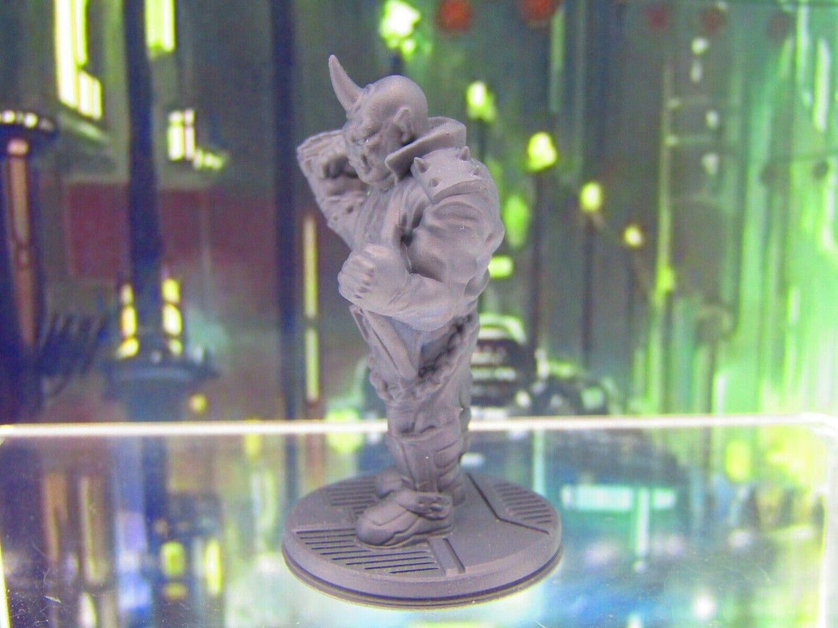 Alien Space Gang Bully Street Thug Mini Miniature Figure 3D Printed Mo ...