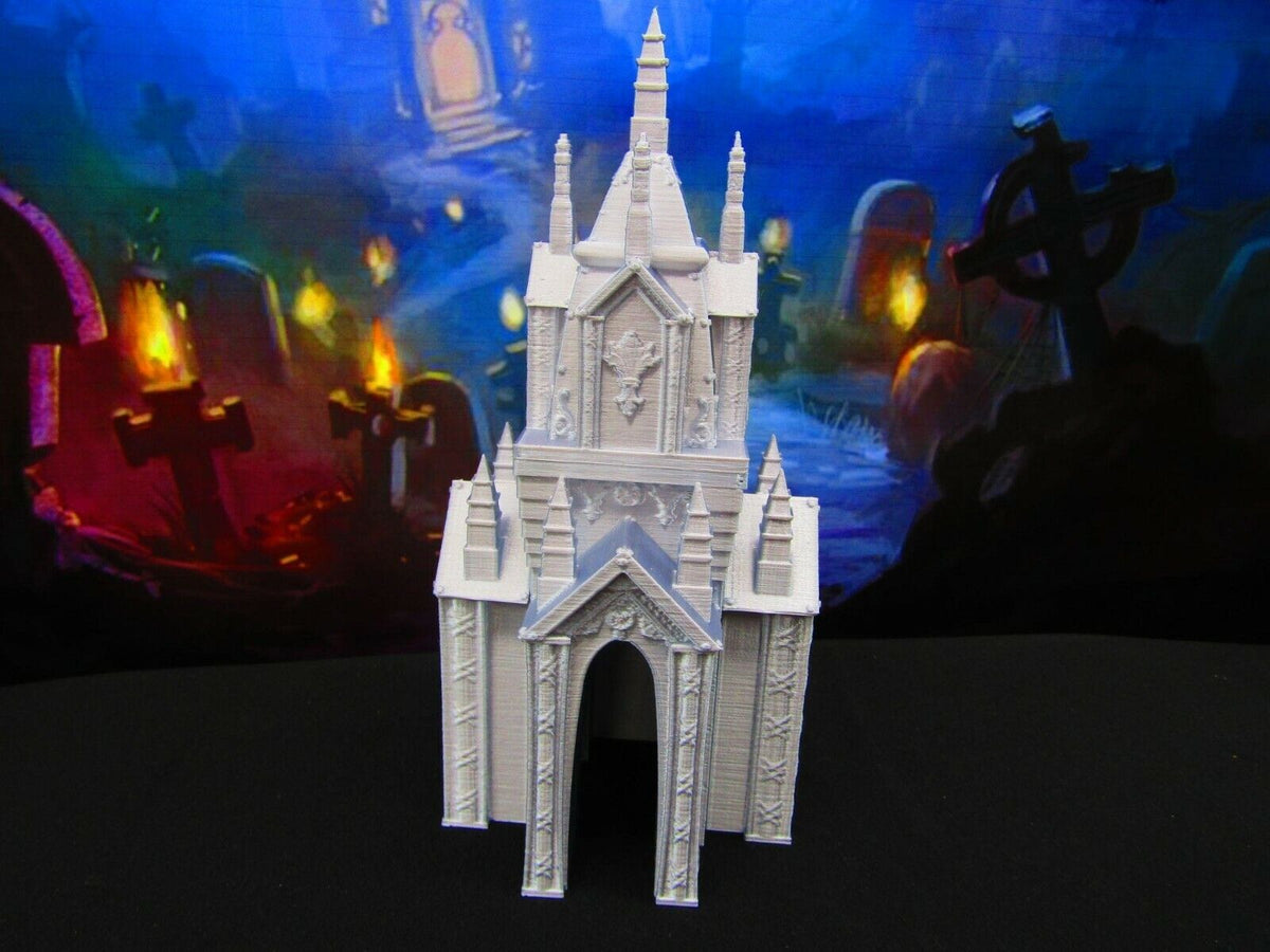 Modular Mausoleum 7pc Tomb Grave Set for Graveyard / Cemetery Scatter ...