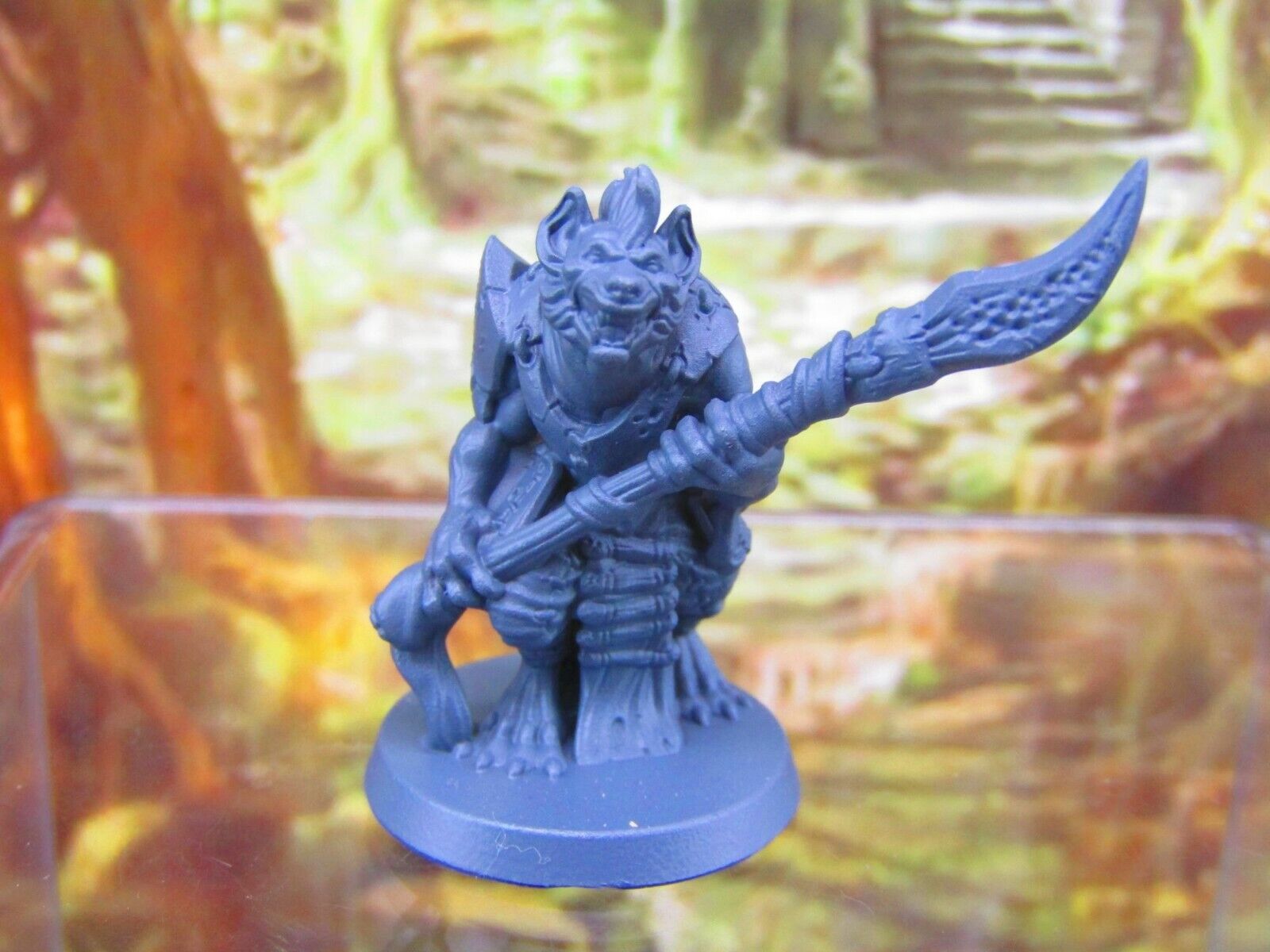 Gnoll Spearman Mini Miniatures 3D Printed Resin Model Figure 28/32mm S ...