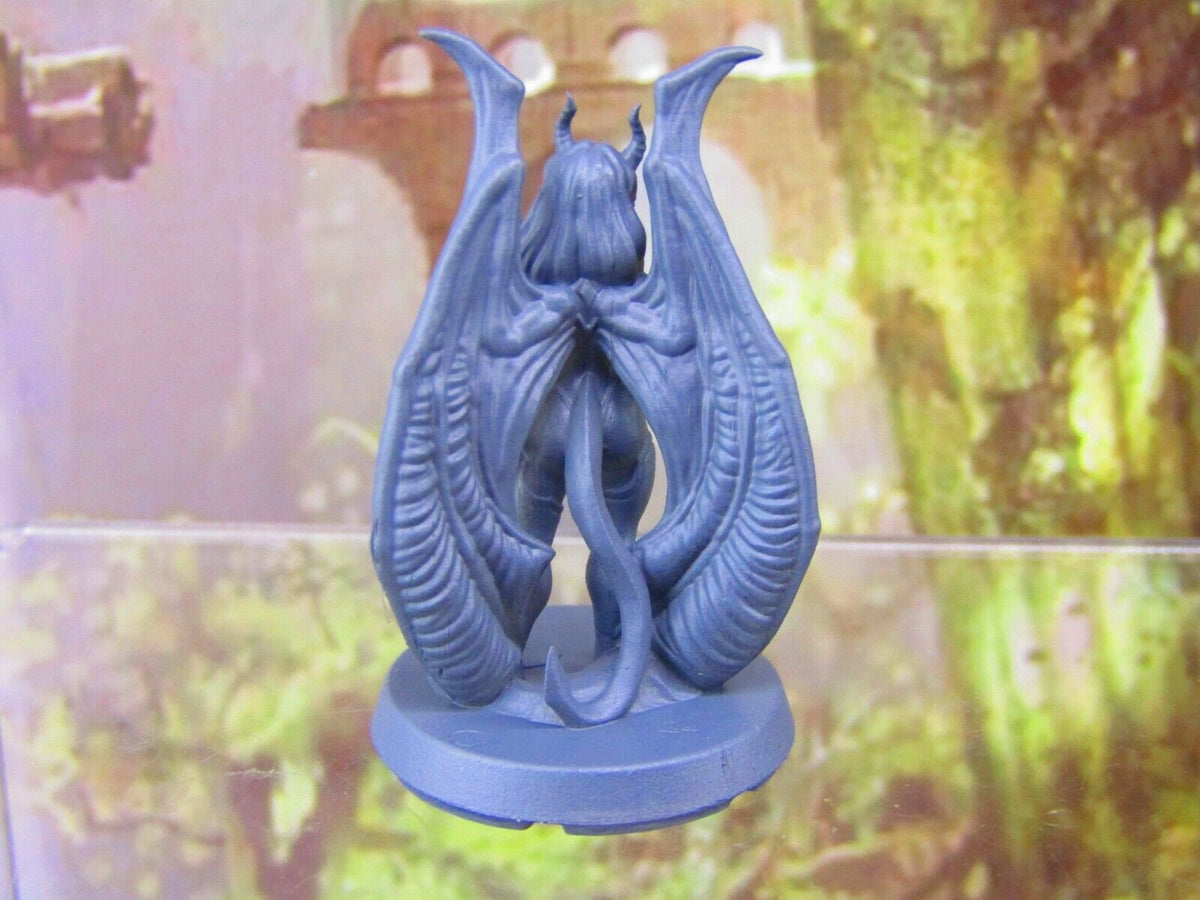 Succubus Demon Mini Miniatures 3D Printed Resin Model Figure 28/32mm S ...